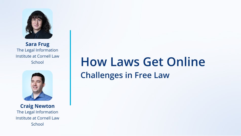 How Laws Get Online: Challenges in Free Law | CLE Courses & Webinars ...