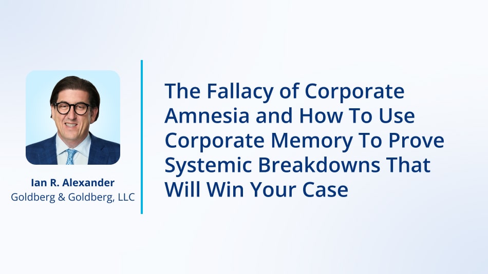 The Fallacy of Corporate Amnesia and How To Use Corporate Memory To ...