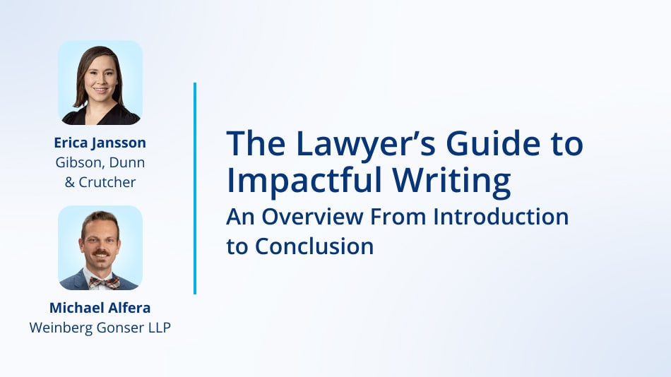 The Lawyer’s Guide to Impactful Writing: An Overview From Introduction ...