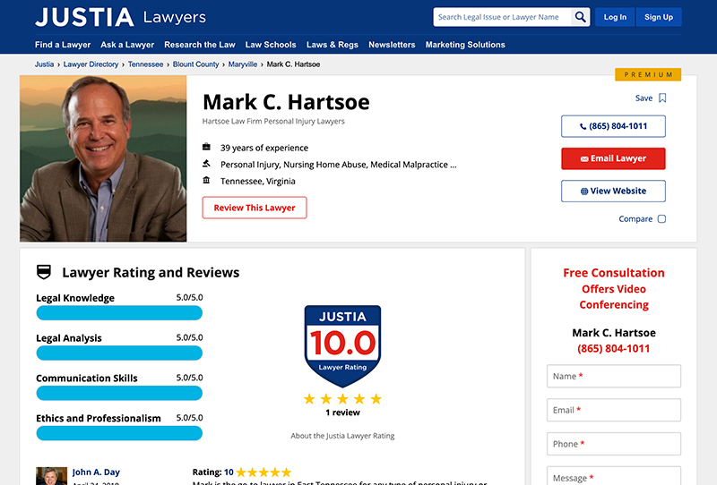 Justia Platinum Placements in the Justia Lawyer Directory